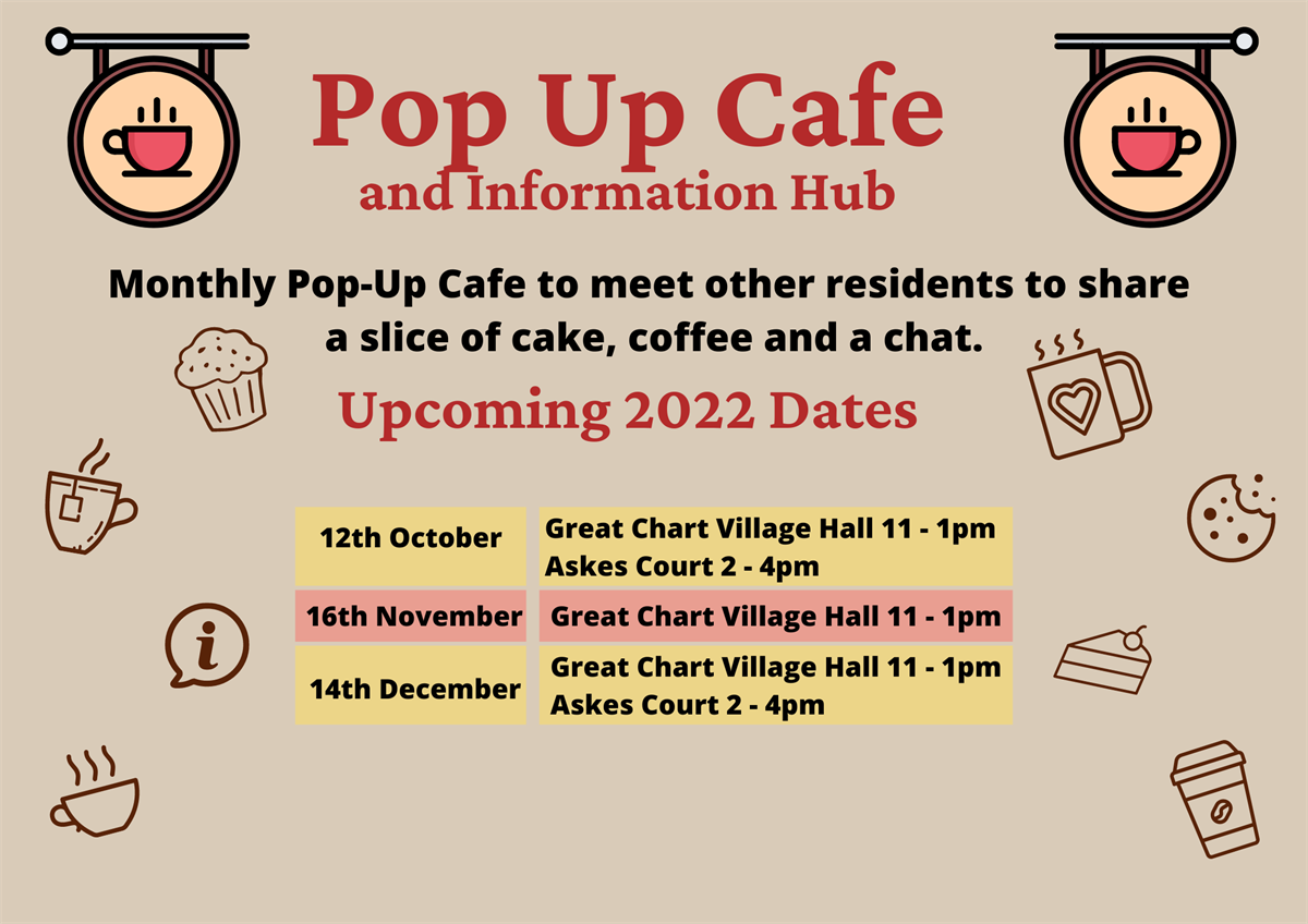 Pop-up Cafe - Great Chart with Singleton Parish Council